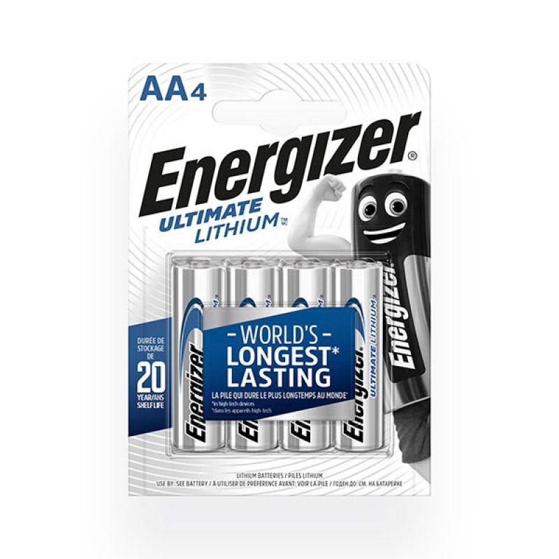 Energizer Ultimate Lithium batteries 8 AA Piegephotographique